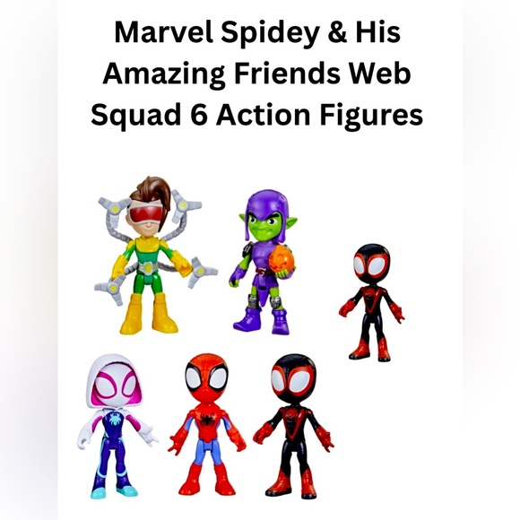 Marvel | Toys | Marvel Spidey And His Amazing Friends Web Squad Figure ...